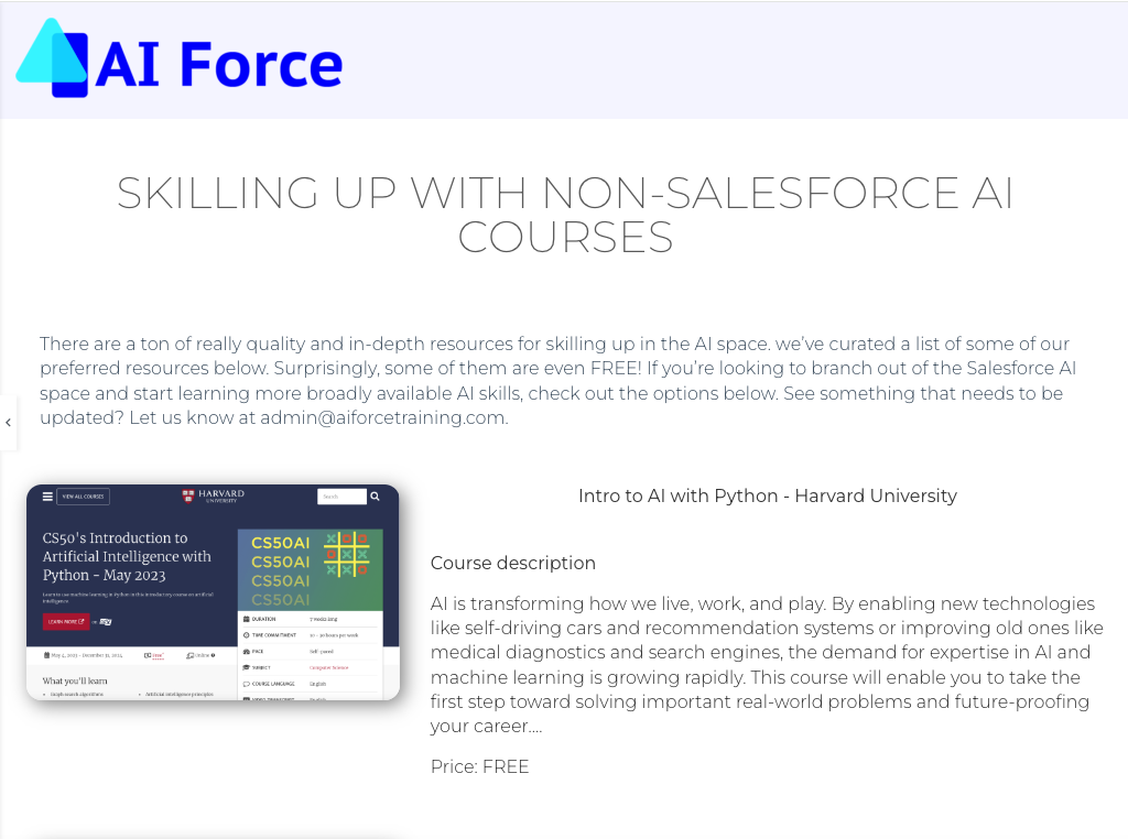 Expand Your AI Knowledge - Beyond Salesforce